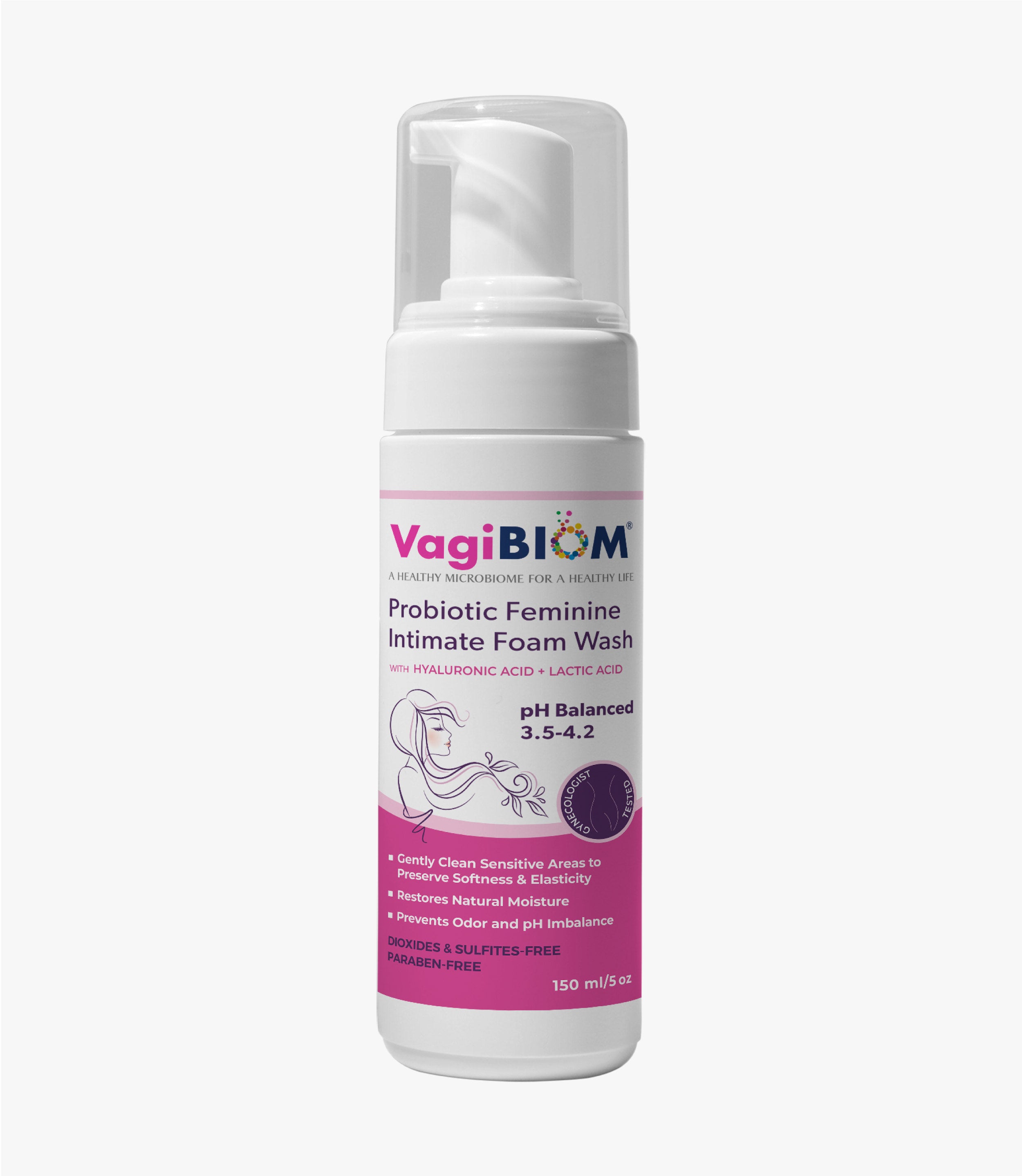 Probiotic Intimate Feminine Foam Wash - VagiBiom
