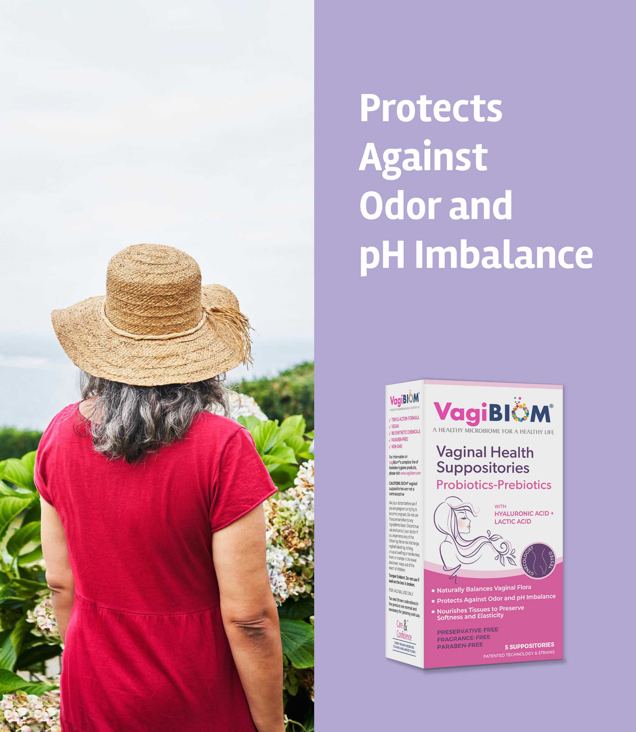 Vaginal Probiotic Suppository – Fragrance-Free – Vagibiom